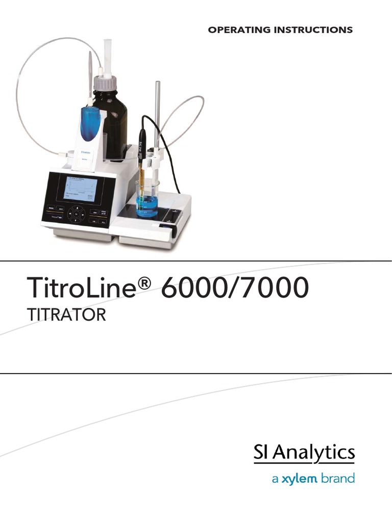TitroLine-6000 7000 English | PDF | Chimie | Sciences physiques