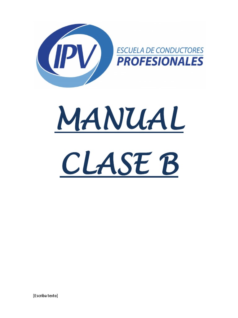 Manual Clase B | PDF | Semáforo | Peatonal