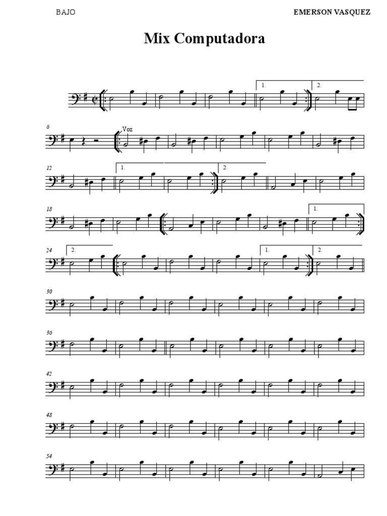 Computadora Mix Bajo | PDF