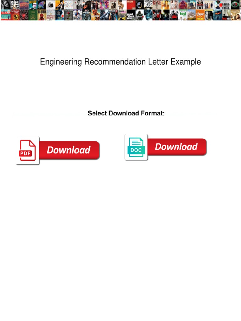 Engineering Recommendation Letter Example | PDF | Engineer | Engineering