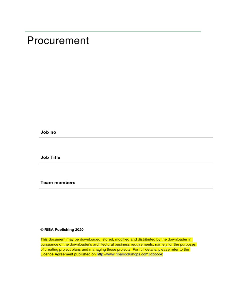 P Procurement Checklist PDF | PDF | Procurement | Public–Private ...