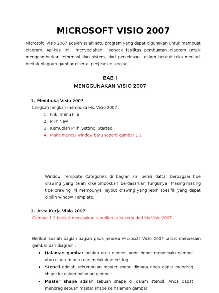 Microsoft Visio 2007 | PDF