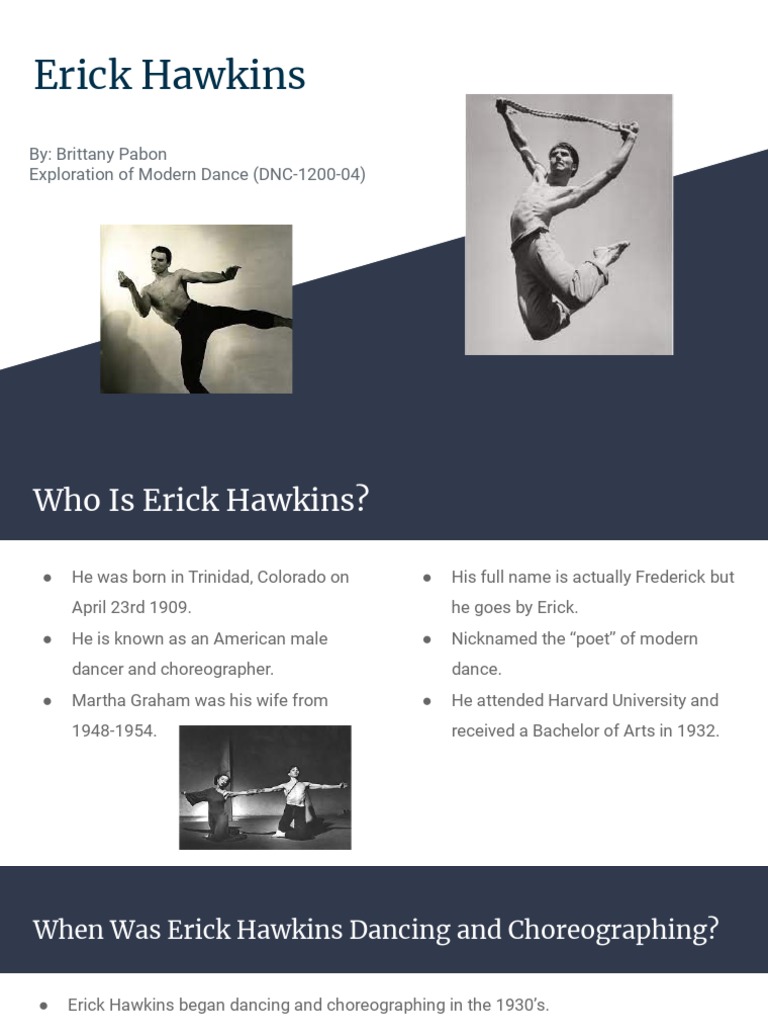 Erick Hawkins | PDF | Dances | Entertainment