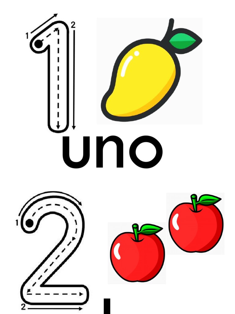 Numeros Del 1 Al 30 | PDF