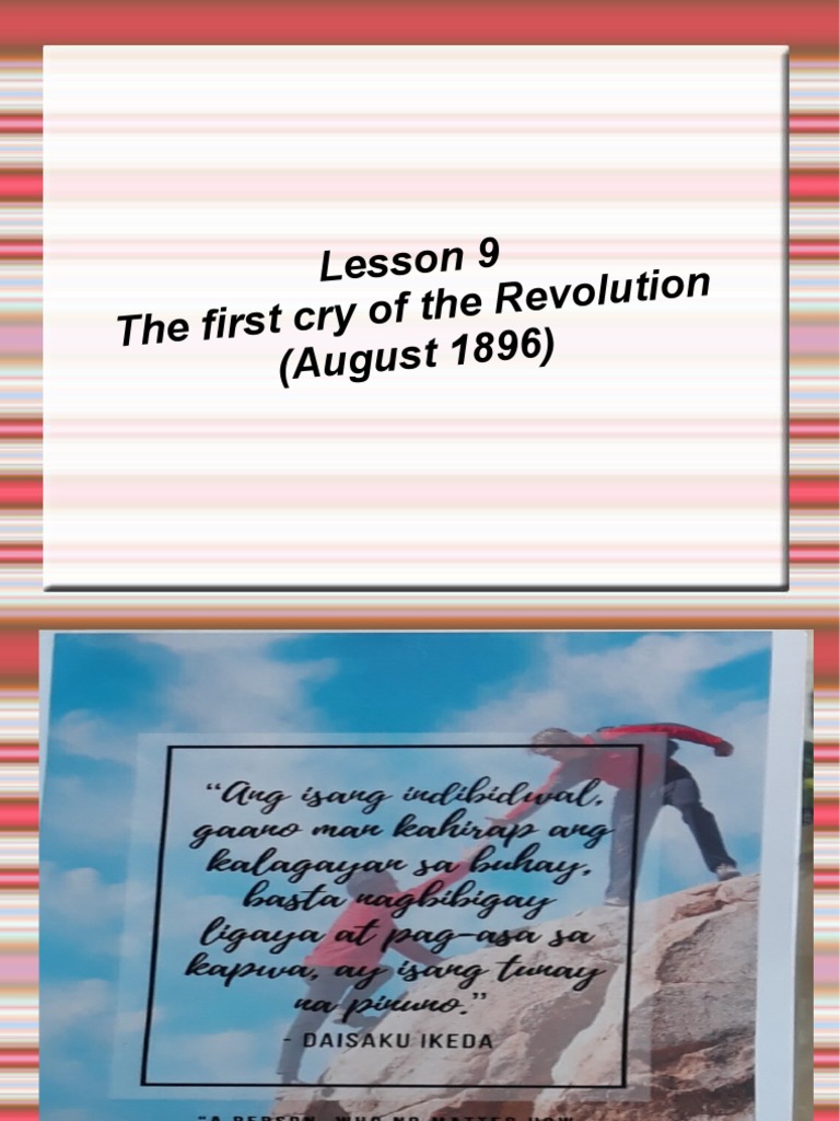 Chapter 9 - The First Cry of The Revolution - R | PDF | Philippines ...