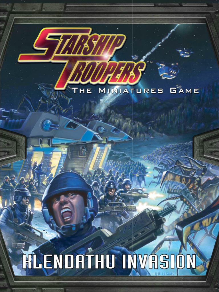 Klendathu Invasion W Bookmarks Errata Starship Troopers