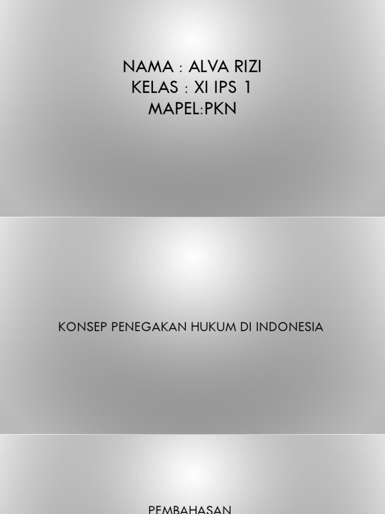 Konsep Hukum Di Indonesia Pdf 