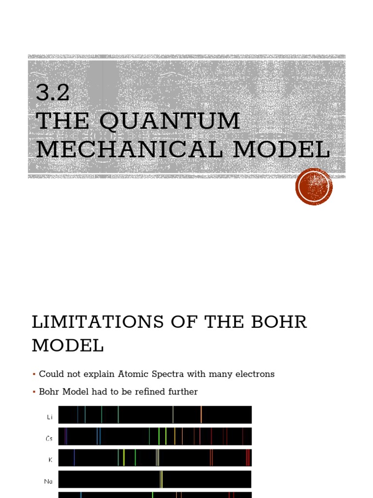 The Quantum Mechanical Model | PDF | Atomic Orbital | Electron