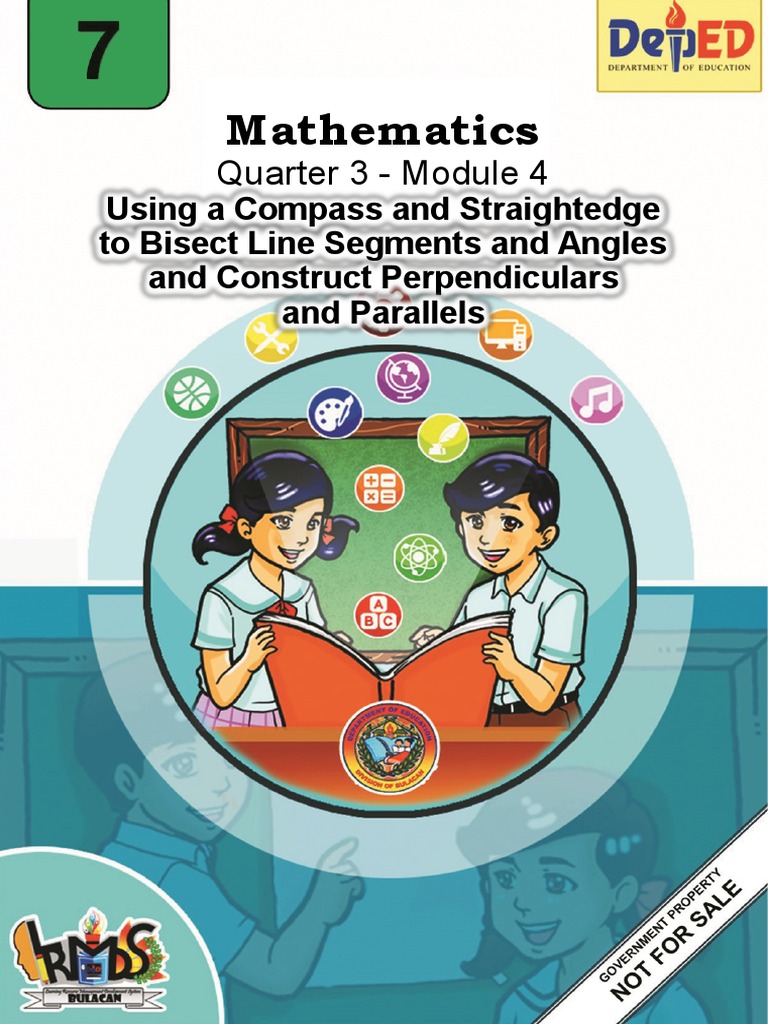 Math 7 - q3 - Module 4 - Using Compass and Straightedge To Bisect Line ...