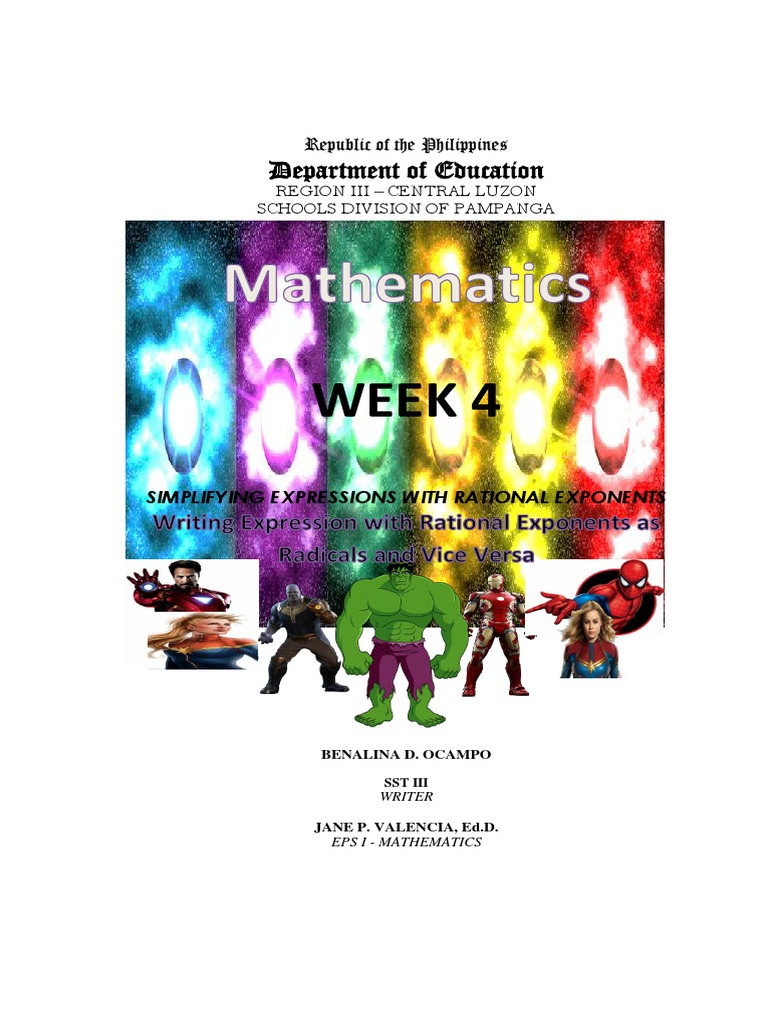 Math - Grade 9 - Q2 - WEEK 4 - Module5.SIMPLIFIES EXPRESSIONS WITH ...