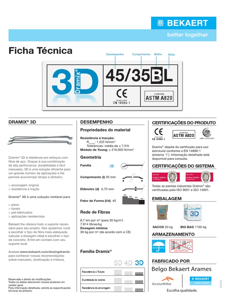 Ficha Técnica: ASTM A820 | PDF | Materiais
