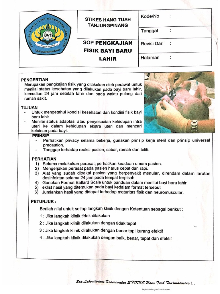 Sop Pemfis BBL | PDF