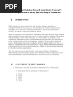 Grade 10 Mini Research on Water Consumption | PDF | Descriptive ...