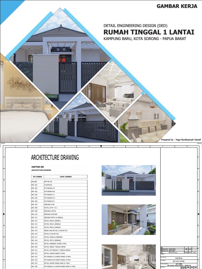 DETAIL ENGINEERING DESIGN (DED) ARS-STR-MEP Rev2 | PDF