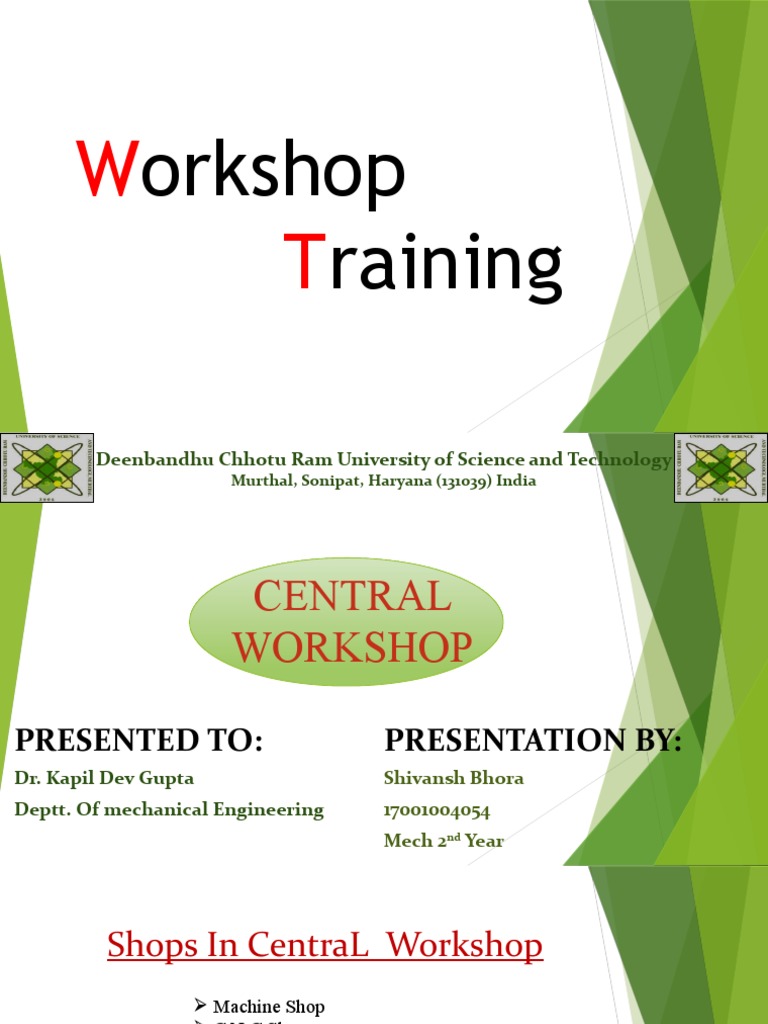 Overview of Mechanical Workshop Types | PDF | Foundry | Welding