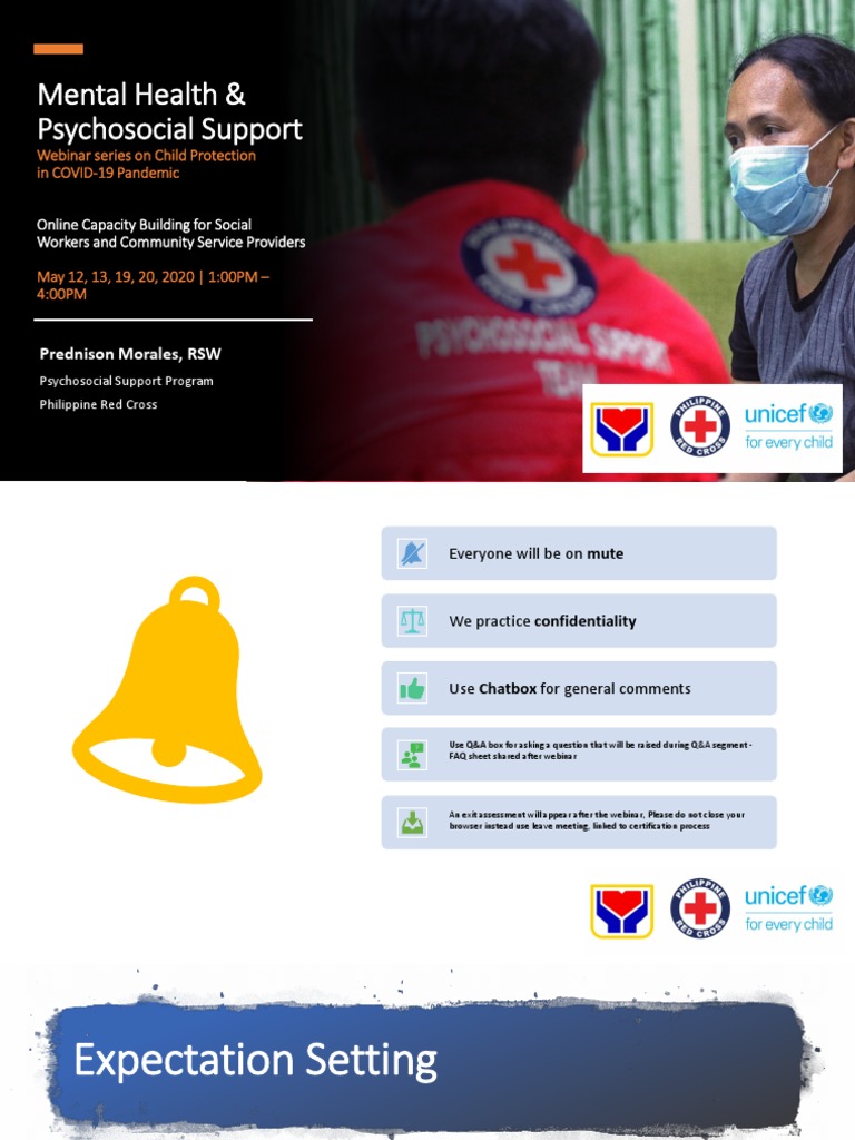 Module 1 - Mental Health & Psychosocial Support (MHPSS) | PDF ...