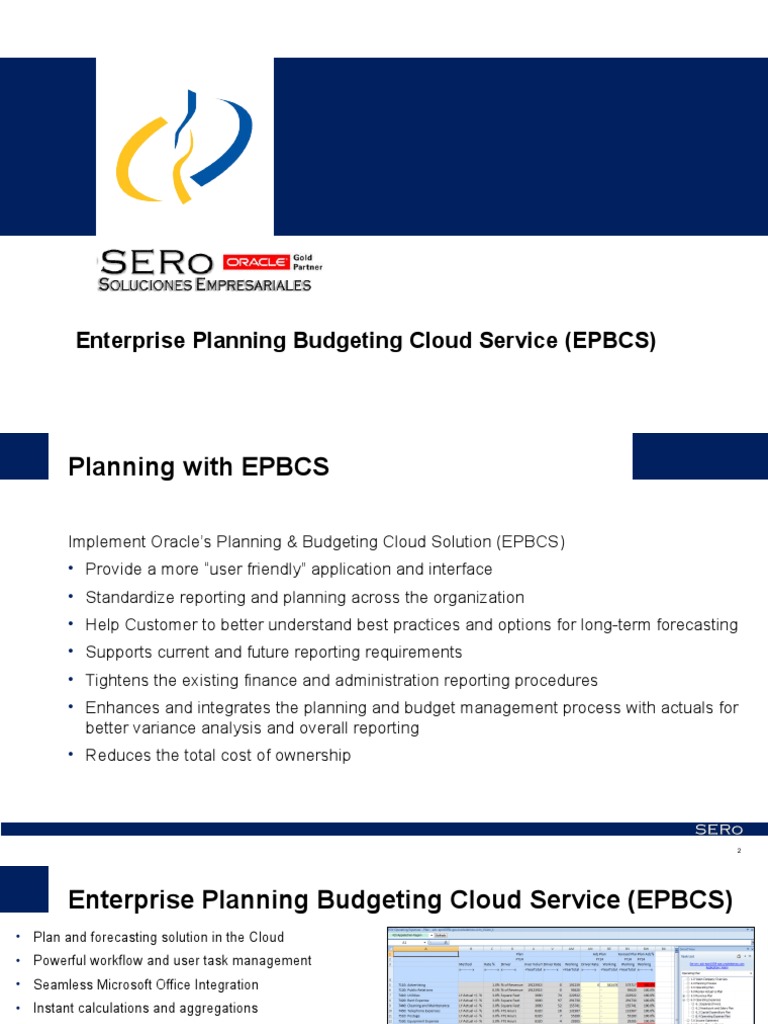 EPBCS Functionality V2 | PDF | Cloud Computing | Income Statement