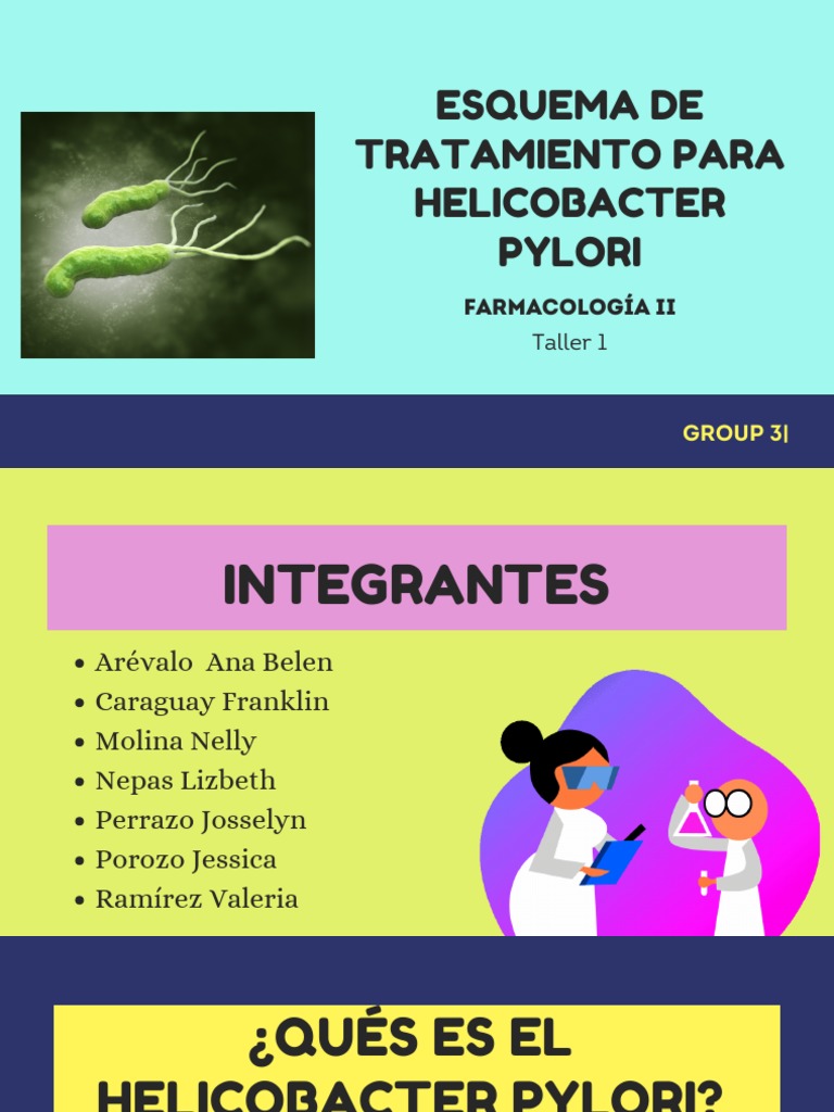 Esquemas de Tratamiento para Helicobacter Pylori | PDF | Las bacterias ...