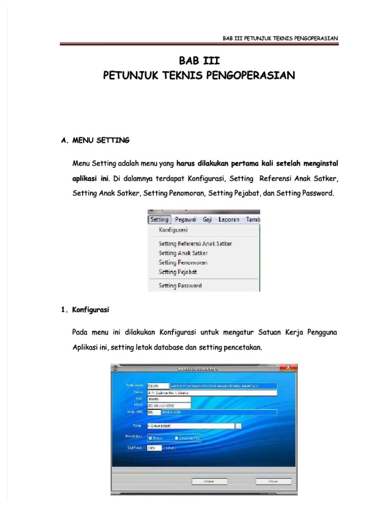 Petunjuk Teknis Pengoperasian GPP | PDF