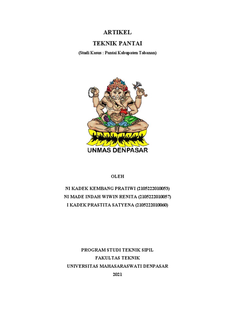 ARTIKEL Pantai Tabanan | PDF | Perjalanan