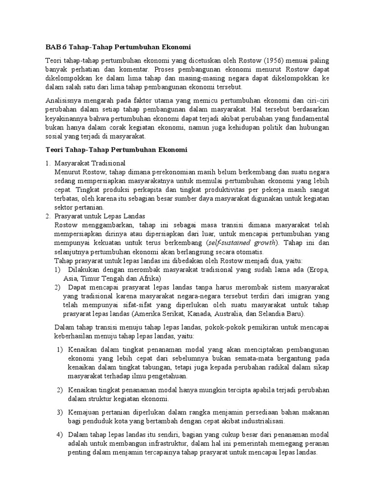 Ringkasan Bab 6 | PDF