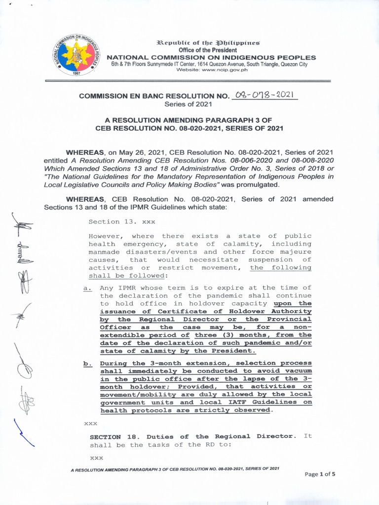 CEB Reso. No. 08-078-2021 | PDF