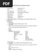 LP DSS Dengue Shock Syndrome Ruang Icu | PDF