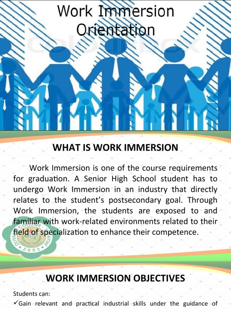 Pre Immersion+Orientation | PDF | Curriculum | Employment