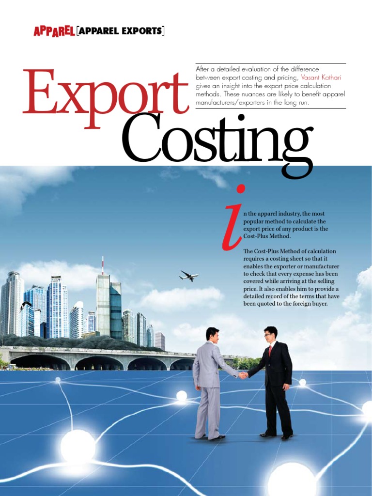 Export Costing | PDF | Exchange Rate | Prices