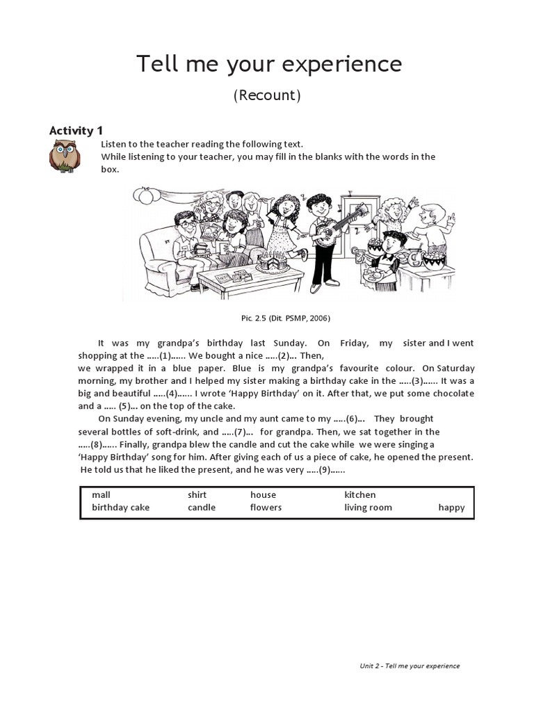 Recount Text Exercise. | PDF | Machu Picchu | Linguistics