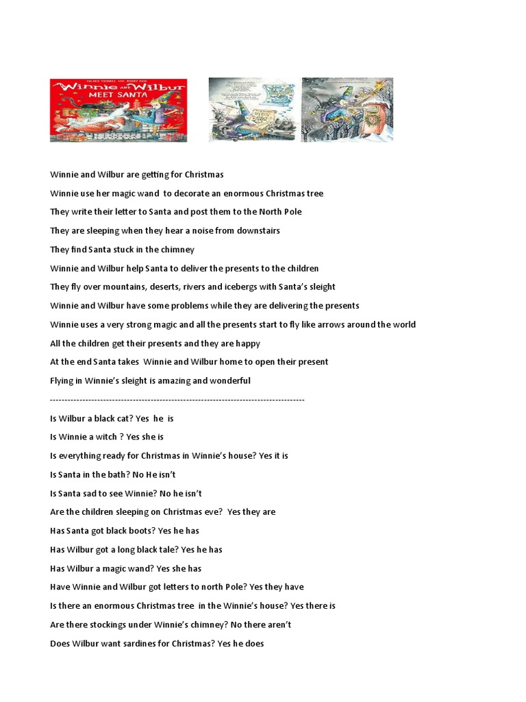 Winnie and Wilbur's Christmas Adventure | PDF | Home & Garden | Mystery ...