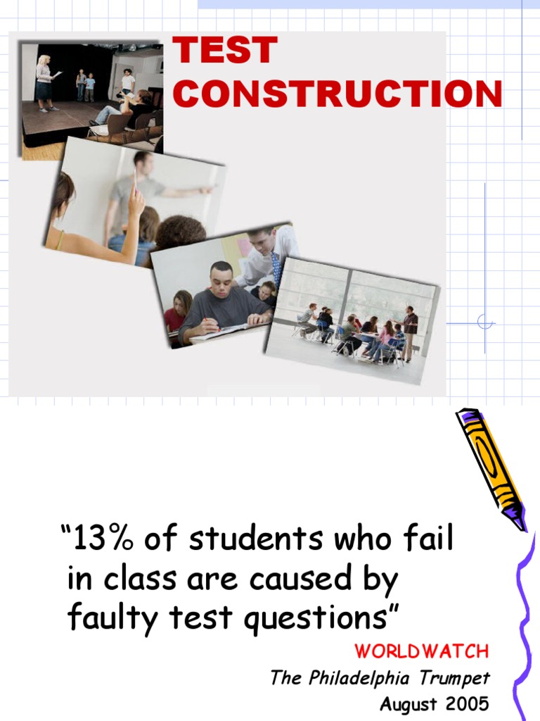 Steps for Effective Test Construction | PDF | Multiple Choice ...