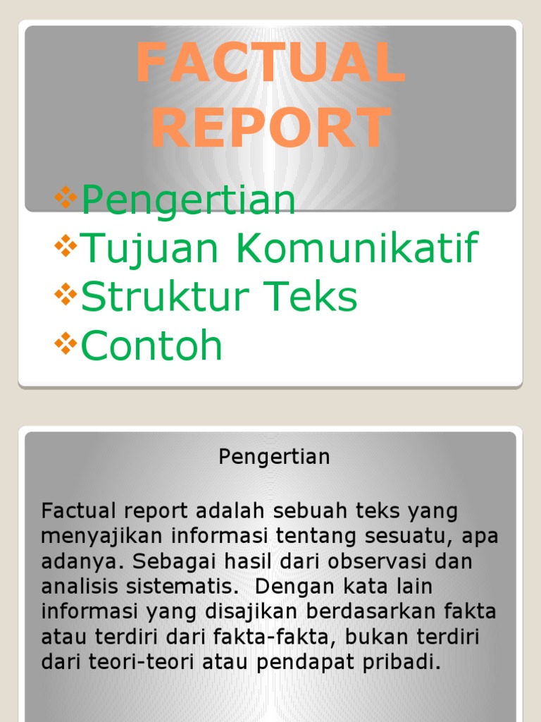 Factual Report | PDF