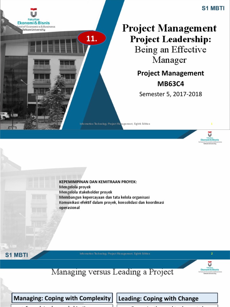 Mbti-Mp 11 Project Leadership | PDF | Communication | Project Management