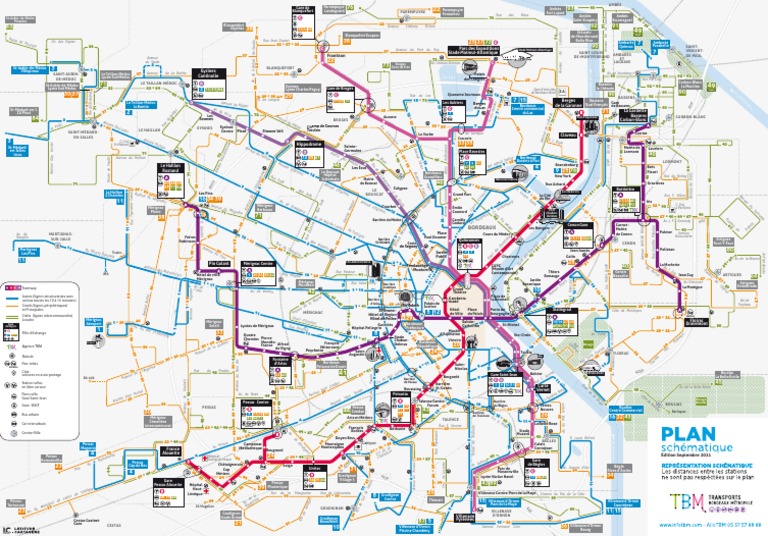 Bordeaux Plan Tram-Sport | PDF