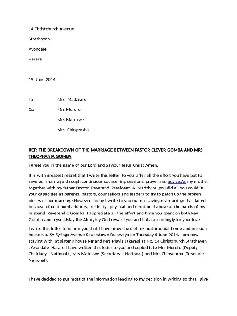 Copy THEO LETTER - Docx - 1538053595890 | PDF | Social Institutions ...