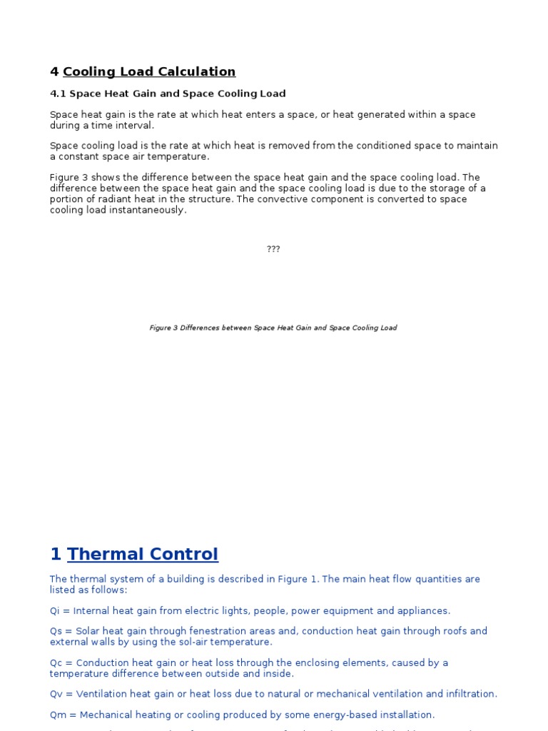 Cooling Load Calculi Ti On | PDF | Heat Transfer | Hvac