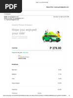 Gmail - Your Grab E-Receipt | PDF | Land Transport | Sustainable Transport