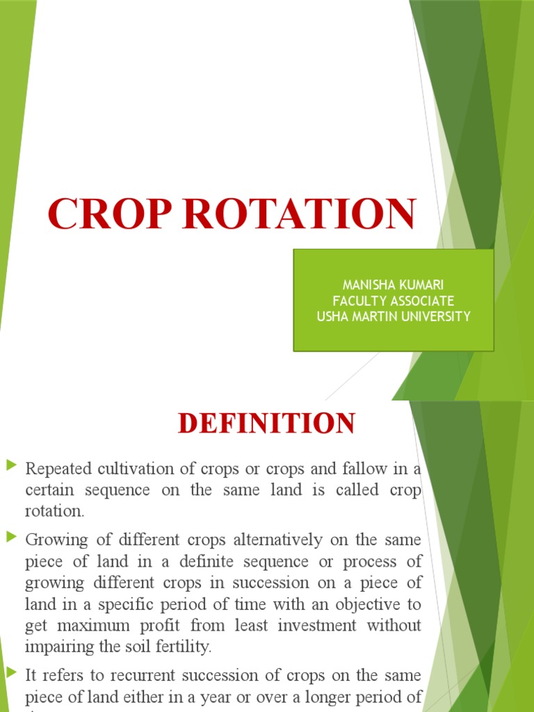 Crop Rotation | PDF | Crop Rotation | Agriculture