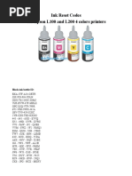 Epson L800 Ink Reset Codes | PDF | Magenta | Cyan