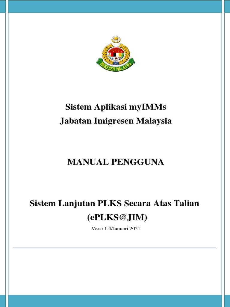 e-PLKS Manual Pengguna | PDF