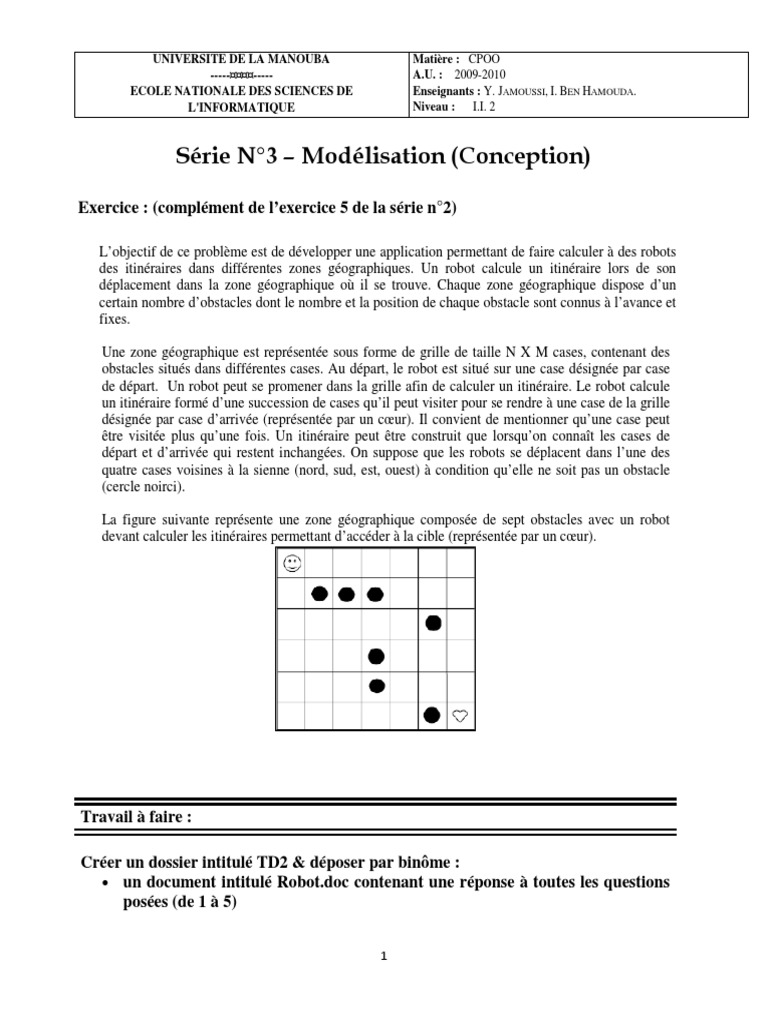 TD3 Uml Conception | PDF | Programmation orientée objet | Informatique