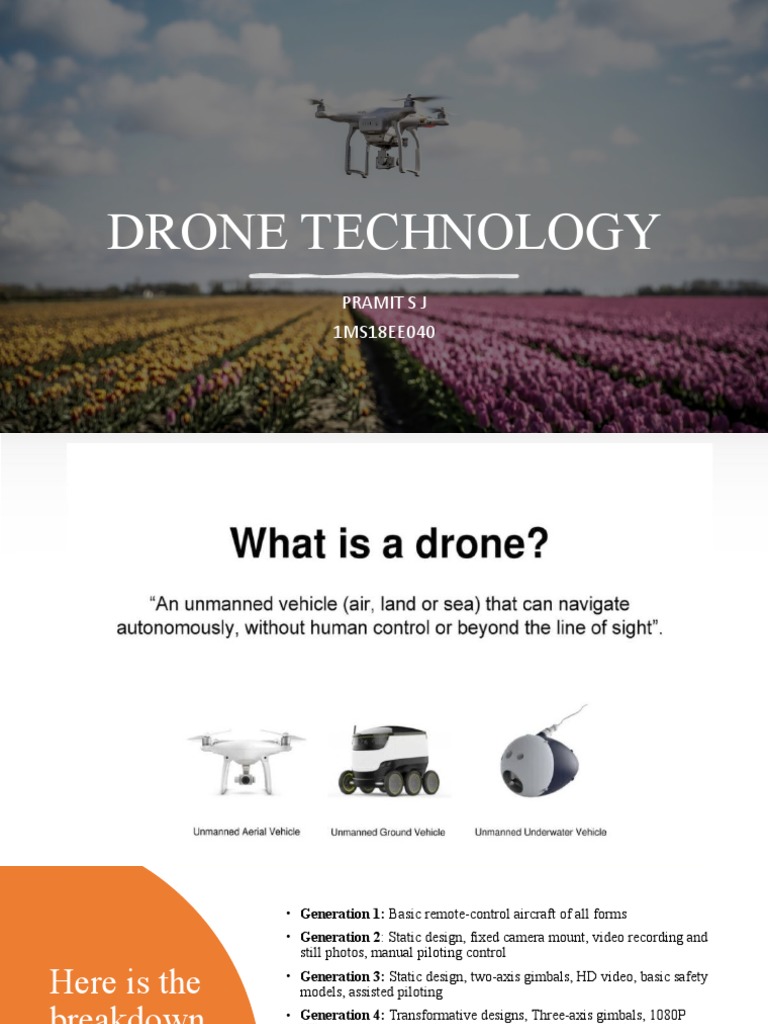 Evolution of Drone Technology Generations | PDF | Unmanned Aerial ...