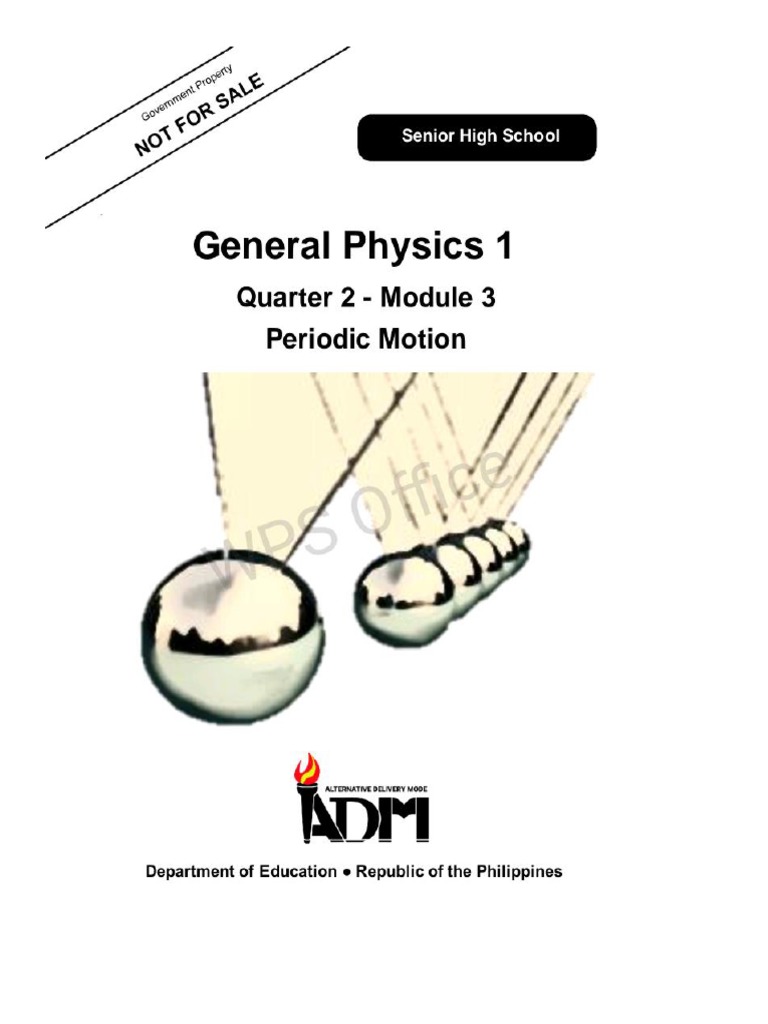 General Physics 1 Module November 29 December 4 2021 | PDF