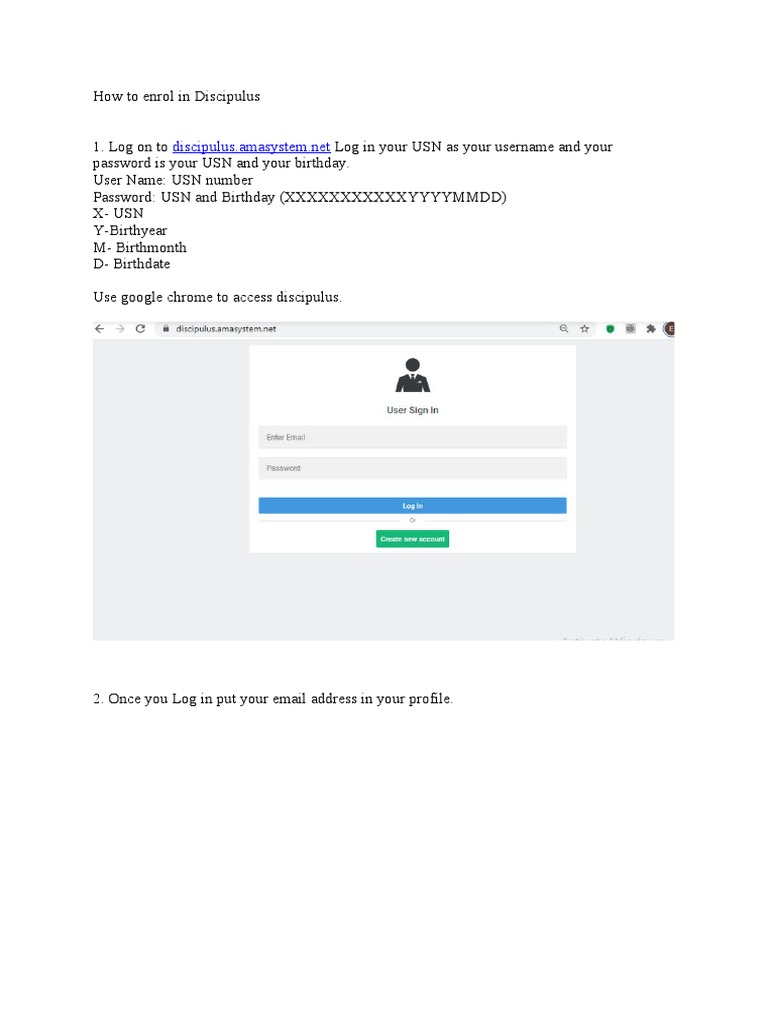 How To Enrol in Discipulus | PDF