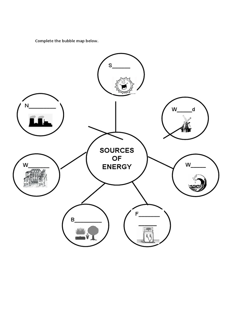 Complete The Bubble Map Below | PDF | Metrology | Quantity