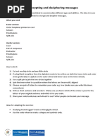 Printable Caesar Cipher Wheel | PDF