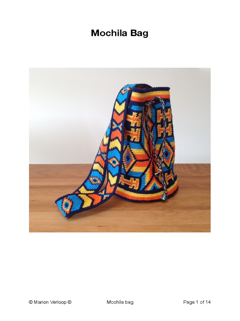 Mochila Bag ENG | PDF | Crochet | Yarn