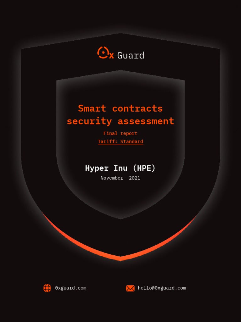 Smart Contracts Security Assessment: Hyper Inu (HPE) | PDF | Computing | Computer Science