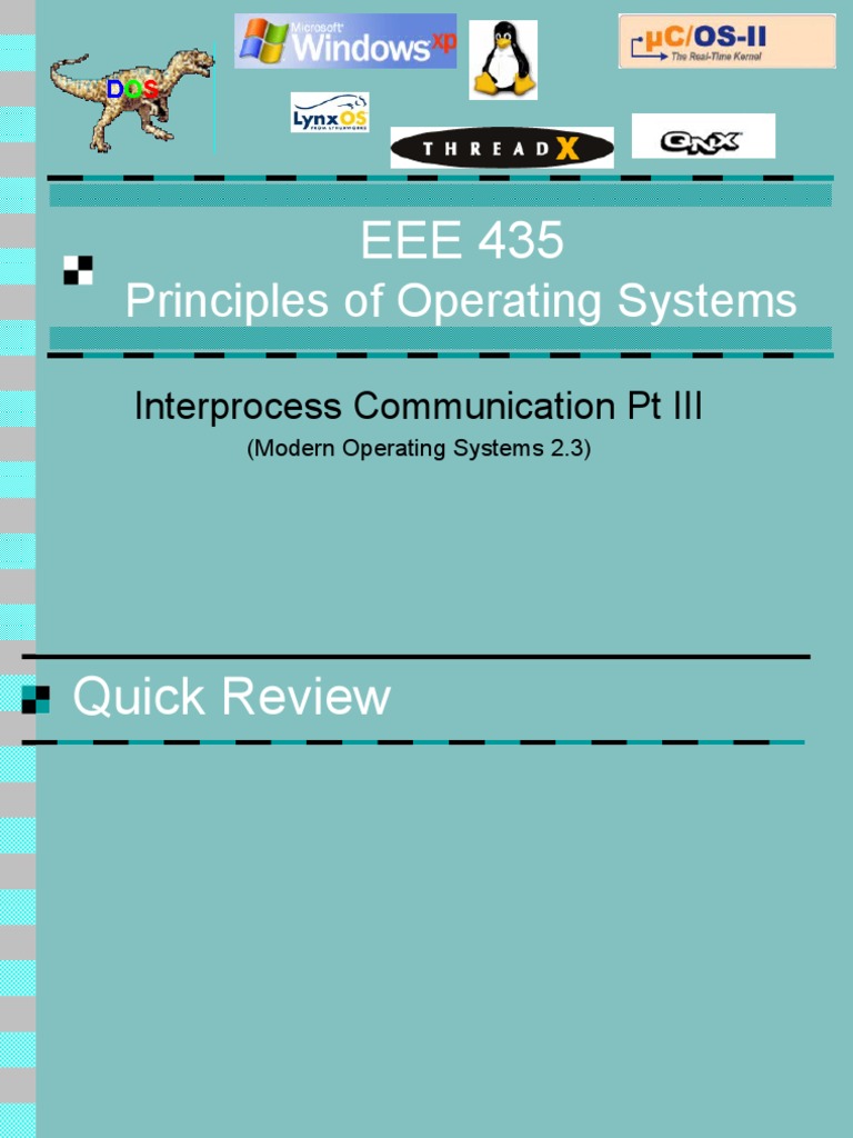 13ST - Inter Process Communication PT III | PDF | Message Passing | Computing